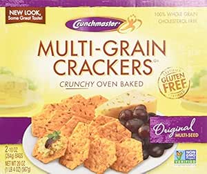 Amazon.com: Crunchmaster Multi-Grain Crackers, Gluten Free, 20 oz.