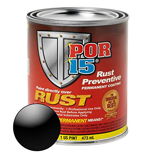 POR-15 Rust Preventive Coating- Gloss Black -1 pt - Stop Rust ...