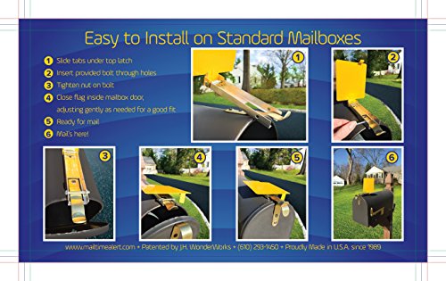 Mail Time! ® Yellow Mailbox Alert Flag For Long Driveways on Galleon ...