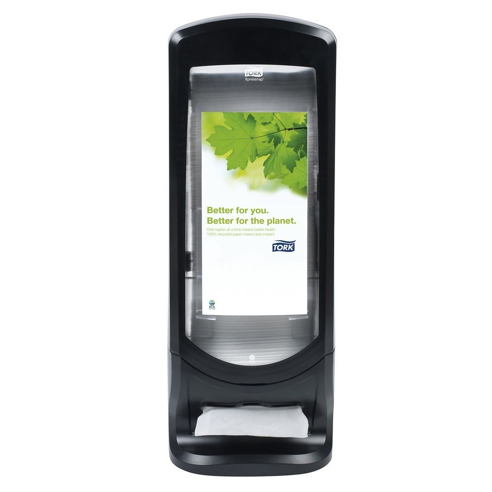 Tork SCA Tork 6332000 Xpressnap Signature Stand Napkin Dispenser Black ...