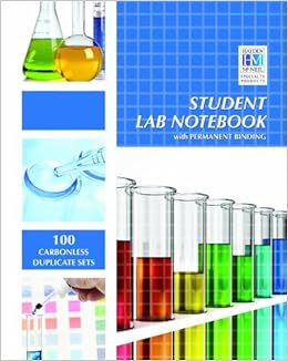 Student Lab Notebook: 100 Top Bound Carbonless Duplicate Sets: Hayden ...