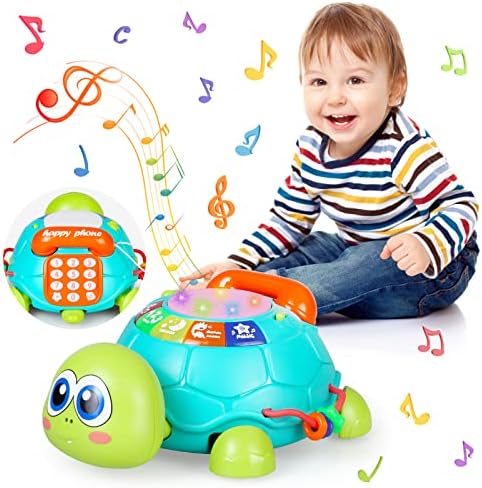 kramow Musical Turtle Toy, Early Educational Developmental Toys, Baby ...