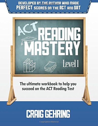 Amazon - ACT Reading Mastery Level 1: Gehring, Craig: 9780615685533: Books