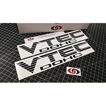 Amazon.com: I VTEC DOHC 12" (Pair X2) Vinyl Decal Sticker Import Tuner ...