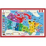 Amazon.com: Painless Learning Canada Map Placemat: Home & Kitchen