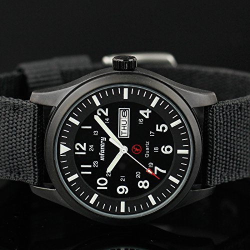 INFANTRY Mens Analog Wrist Watch Army Military Field Watches for Men ...