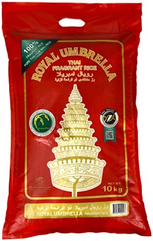 Royal Umbrella Thai Fragrant Rice, 10Kg - Pack Of 1 price in Saudi ...