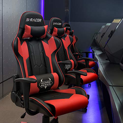 Homall Gaming Chair Racing Office Chair Sracer Computer Desk Chair High ...
