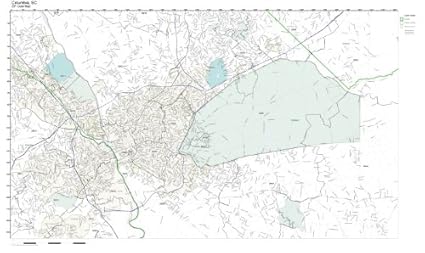 Amazon.com: ZIP Code Wall Map of Columbia, SC ZIP Code Map Not ...