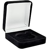 Amazon.com: FINGERINSPIRE 6pcs Black Velvet Challenge Coin Presentation ...