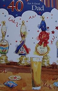 40th Birthday Card for a Dad: Amazon.co.uk: Kitchen & Home