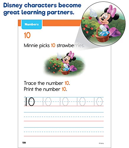 Disney Learning Magical Adventures in Preschool Workbook, PreK Math ...