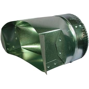 Amazon.com: 6" Galvanized Round Transition connects round duct to ...