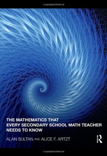 Amazon.com: The Mathematics That Every Secondary School Math Teacher ...