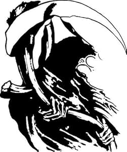 Amazon.com: Detailed Grim Reaper Decal, Decal Sticker Vinyl Car Home ...