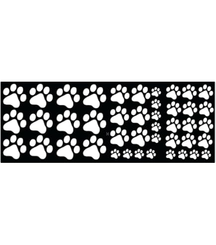 Window Cats Décor Decals, Stickers & Vinyl Art 20x Paw Prints Vinyl ...