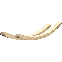 Amazon.com: Pair STEAM Bent Oak Rocker Runners 1-3/4" Wide Wood Curved ...