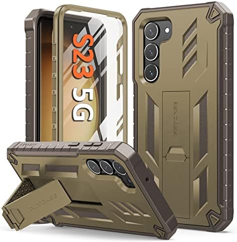 FNTCASE for Samsung Galaxy-S23 Protective Case: Dual Layer Rugged Shockproof Cell Phone Cover ...