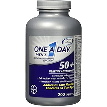 Amazon.com: One A Day Mens 50+ Healthy Advantage, 200 Tablets: Health ...