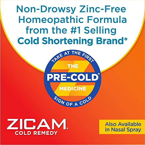 Zicam Cold Remedy Cold Shortening Medicated Nasal Swabs Zinc-Free 20ct ...