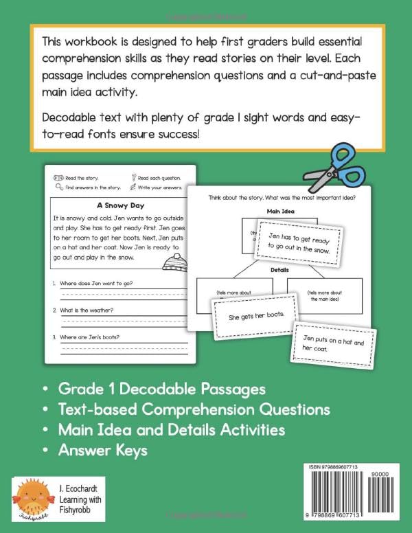 Mua 1st Grade Reading Comprehension Passages and Activities Workbook ...