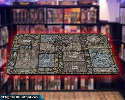 Amazon.com: One Deck Dungeon Playmat | Stone Tablet Background ...