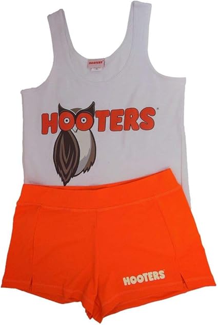 Ripple Junction Hooters Tank and Shorts Outfit Costume Set (Girl XX ...