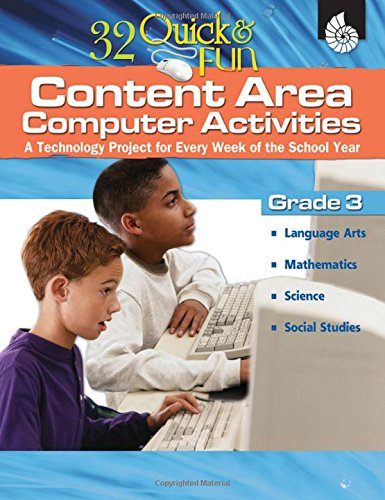 Amazon.com: 32 Quick & Fun Content-Area Computer Activities Grade 3 ...
