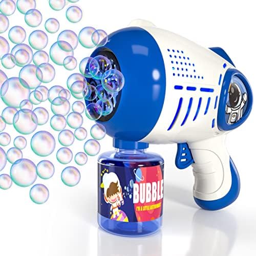 Bennol Bubble Gun, Bubble Machine Gun for Kids Toddlers with Rich ...