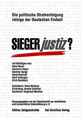 Siegerjustiz?: Sieger, Willi L.: 9783887861995: Amazon.com: Books