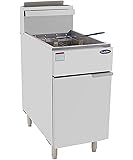 Amazon.com: CookRite ATFS-40 Commercial Deep Fryer with Baskets 3 Tube ...