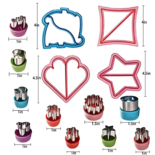 Fun Sandwich and Bread Cutter Shapes for kids - 4 Sandwich & Cookie ...