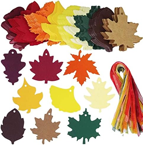 Leaf Tags | Gift Tags Maple Leaves Favor Paper Tags With Twine ...