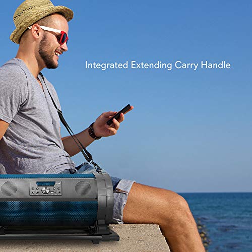 Portable Bluetooth Boombox Stereo System - 600 W Digital Outdoor ...