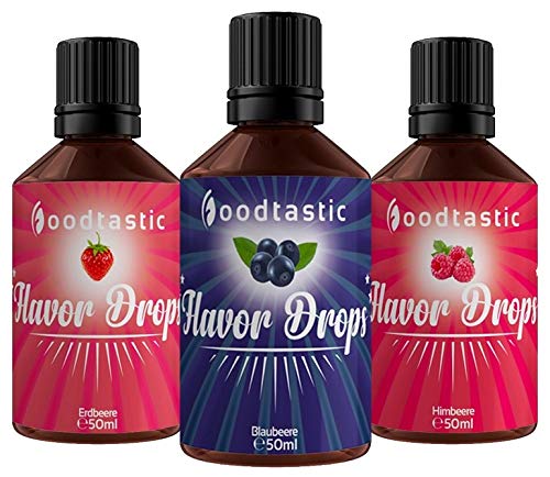 Foodtastic Flavor Drops Berry Bundle mit 3 Sorten | Flavdrops Aroma ...