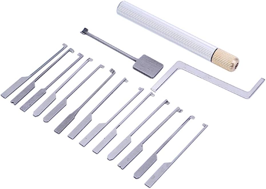 Loboo Idea 15pcs Dimple Kaba Lock Pick Set Kaba Lock Opener for ...