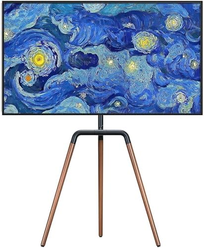 Williamcardin Modern Floor Stand, Universal TV Mount With 180° Swivel ...