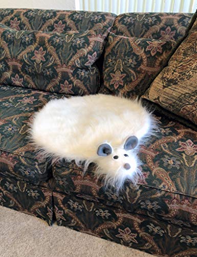 Kitty's Mouse Skin Rug (Cat Bed White, Naturally attracts and Calms ...