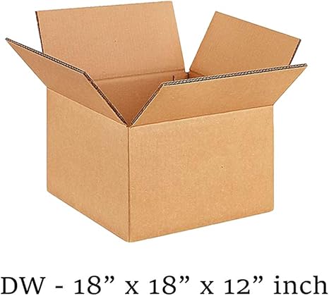 AKAR 457 x 457 x 305mm Double Wall 18x18x12"" Shipping Mailing Parcel ...