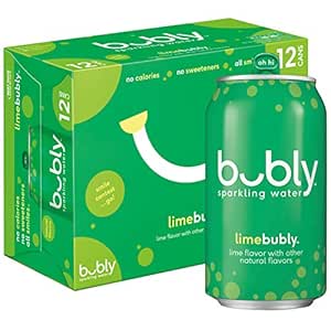 Amazon.com: bubly Sparkling Water, Lime, 12 fl oz. cans (12 Pack): Prime Pantry