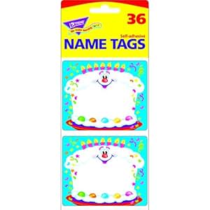 Amazon.com : Happy Birthday Name Tag [Set of 3] : Office Products