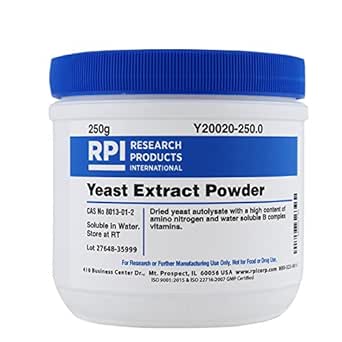 Yeast Extract, Powder, 250 Grams: Amazon.com: Industrial & Scientific