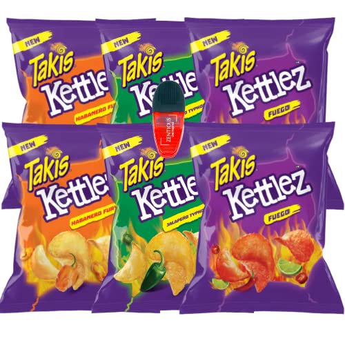 Takis Kettle Chips Variety Pack - 6 Pack Of Takis Kettlez in Fuego ...