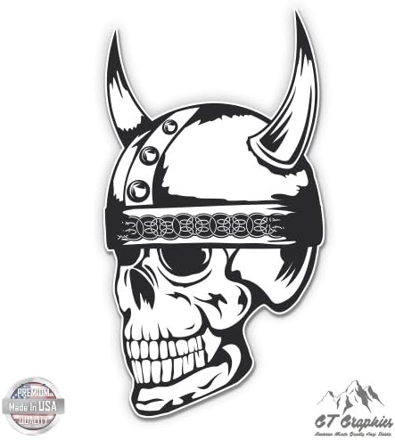 Amazon.com: Viking Helmet - Large Size Vinyl Sticker Decal - Outdoor ...