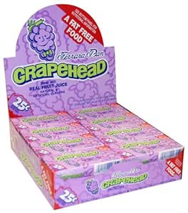 Amazon.com : Ferrara Pan Candy Co Grapehead (prepriced .25), 0.8 Ounce ...