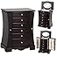 Amazon.com: Best Choice Products Handcrafted Wooden Jewelry Box ...
