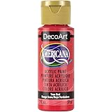 Amazon.com: DecoArt Americana Acrylic Paint, 2-Ounce, Santa Red