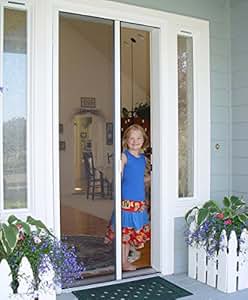 Casper Retractable Single Door Screen (White) - - Amazon.com