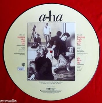 AHA Hunting High and Low 12 Inch Picture Disc Vinyl (NOT CD) by Aha ...