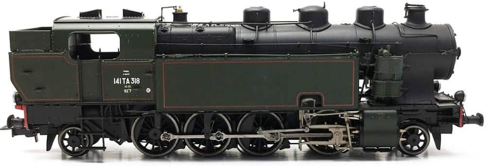 Jouef HJ2377 SNCF, Steam Locomotive 141 TA 318 in Black-Green Livery ...